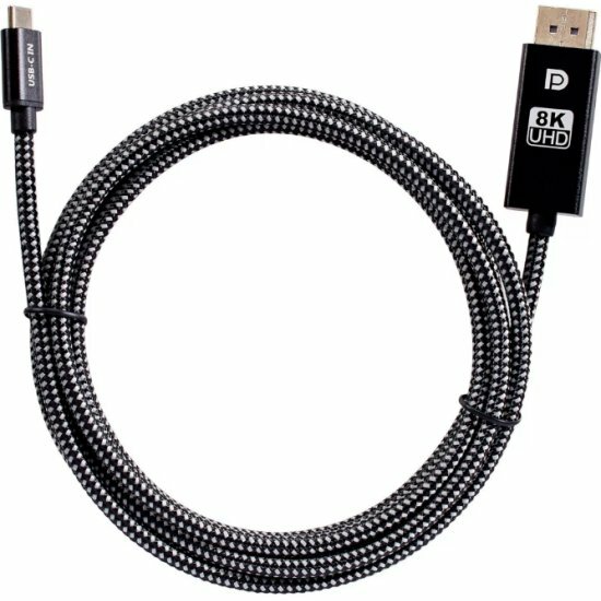 Кабель-адаптер Telecom TCC024-1.8M USB3.1 Type-Cm - DP A(m) 8K@60Hz, медь, 1.8m (TCC024-1.8M)