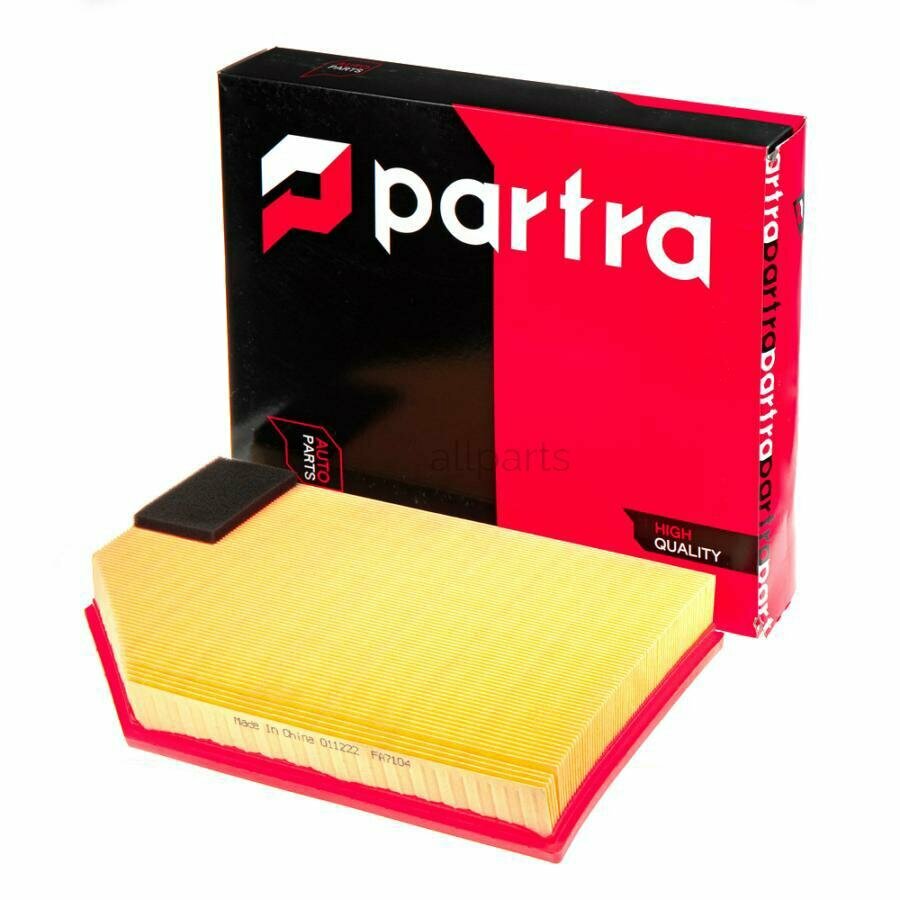PARTRA FA7104 Фильтр воздушный Volvo S60 II/V60, S80 II, V70, V70 II, XC60, XC70, XC70 II
