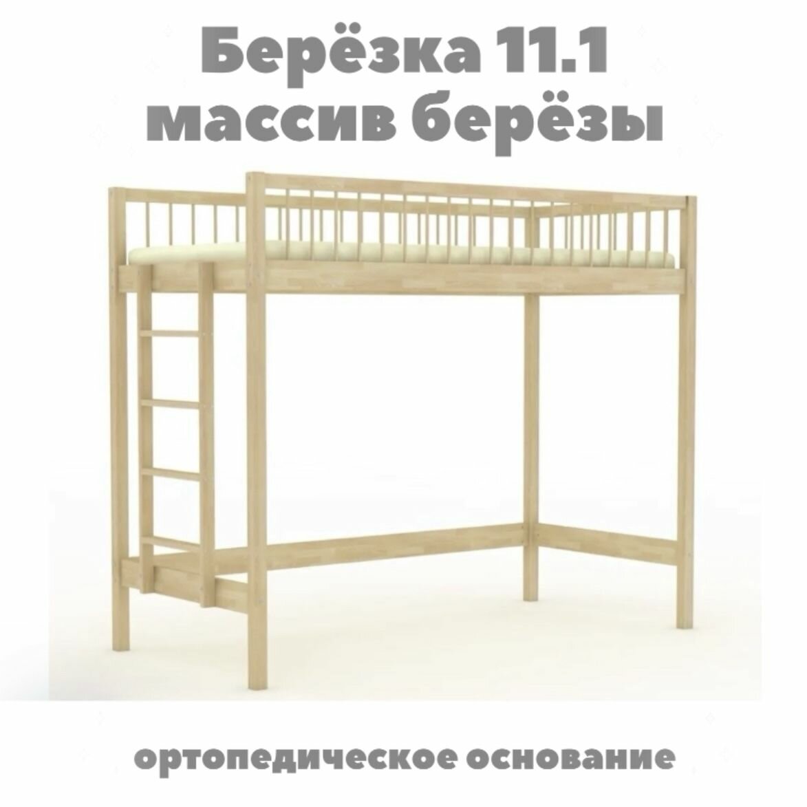 Кровать Берёзка 11.1л 70*190