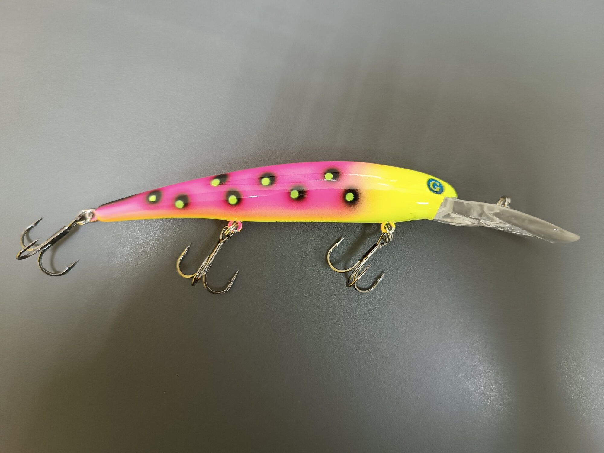 Воблер German GG Bandit 120, цвет С308, 120 мм, 19.5 гр, плавающий, 7-9 м