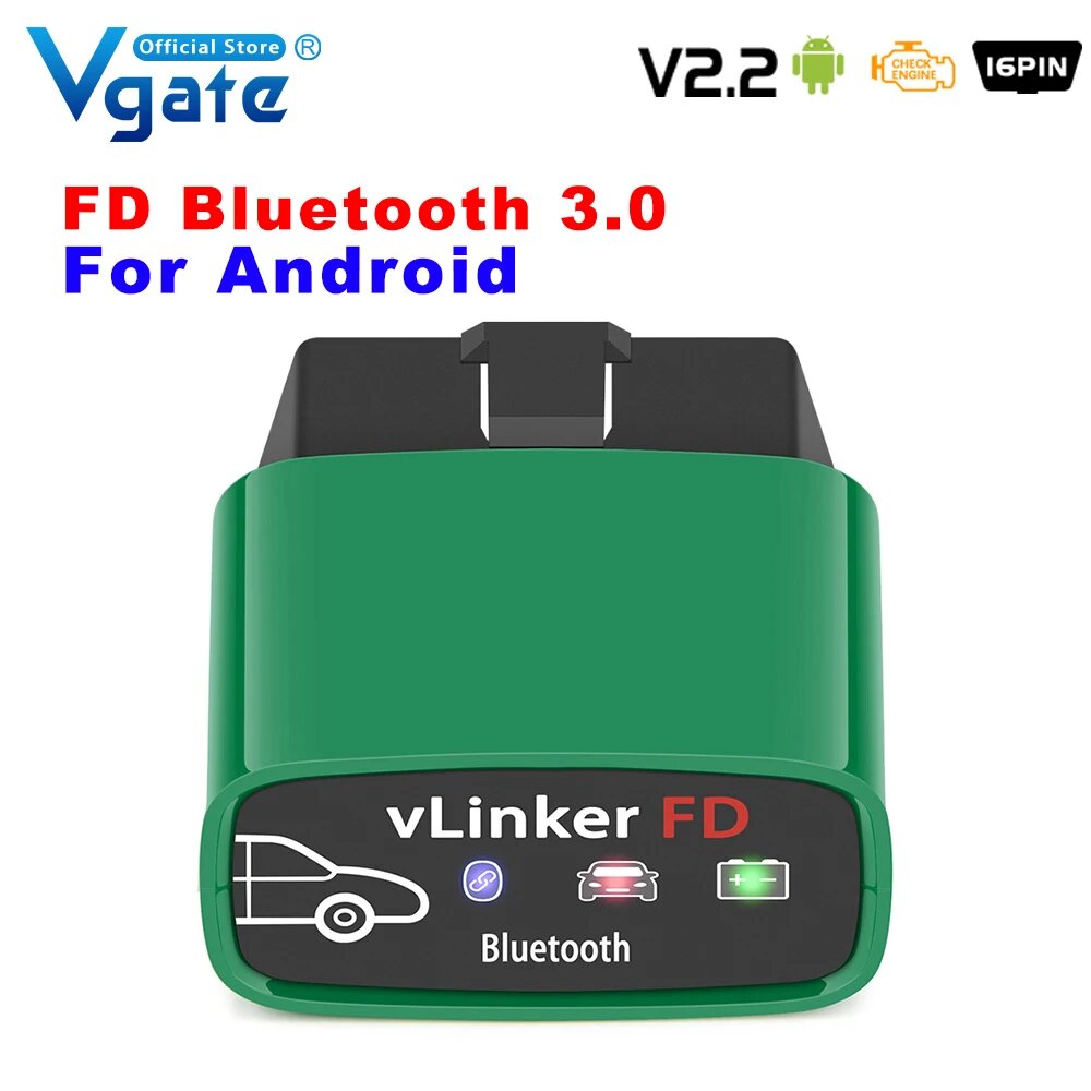 VLinker FD Bluetooth 3.0 OBD2 Сканер для Android