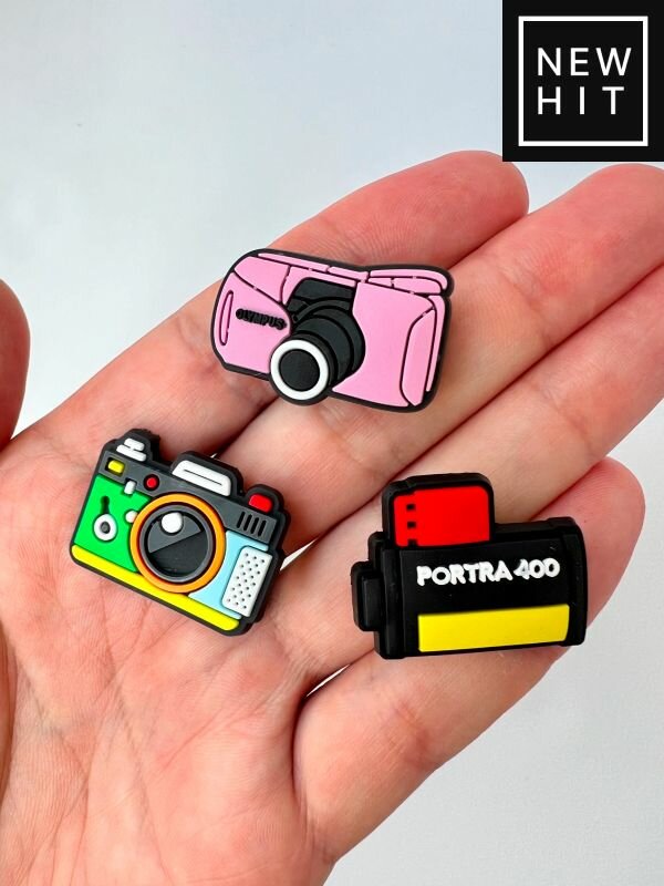 Джибитсы фотоаппараты, джибитсы камеры для фотографа и видеографа, украшения для обуви, набор 3 штуки.