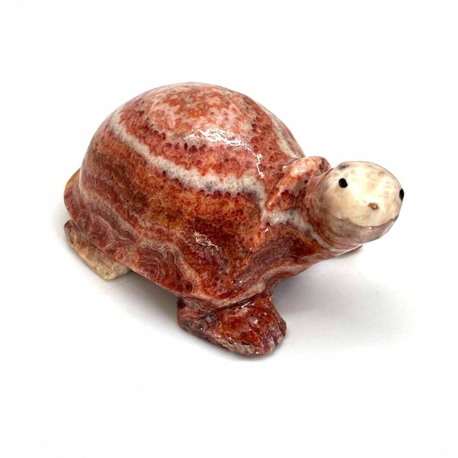 Интерьерный сувенир Черепаха-2 из натурального камня Оникс Sr-Turt-28