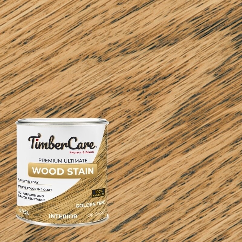 Масло 2 в 1 TimberCare Wood Stain тонирующее, высокой прочности 350012 Золотое дерево 0,75л