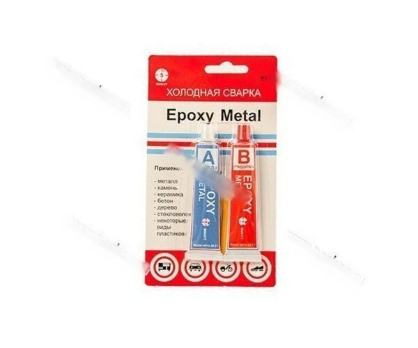 Клей эпоксидный эдп двухкомппонентный для металла 57гр