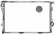 Радиатор охлаждения двигателя LUZAR LRc 26108, алюминий, полиамид, для BMW E39