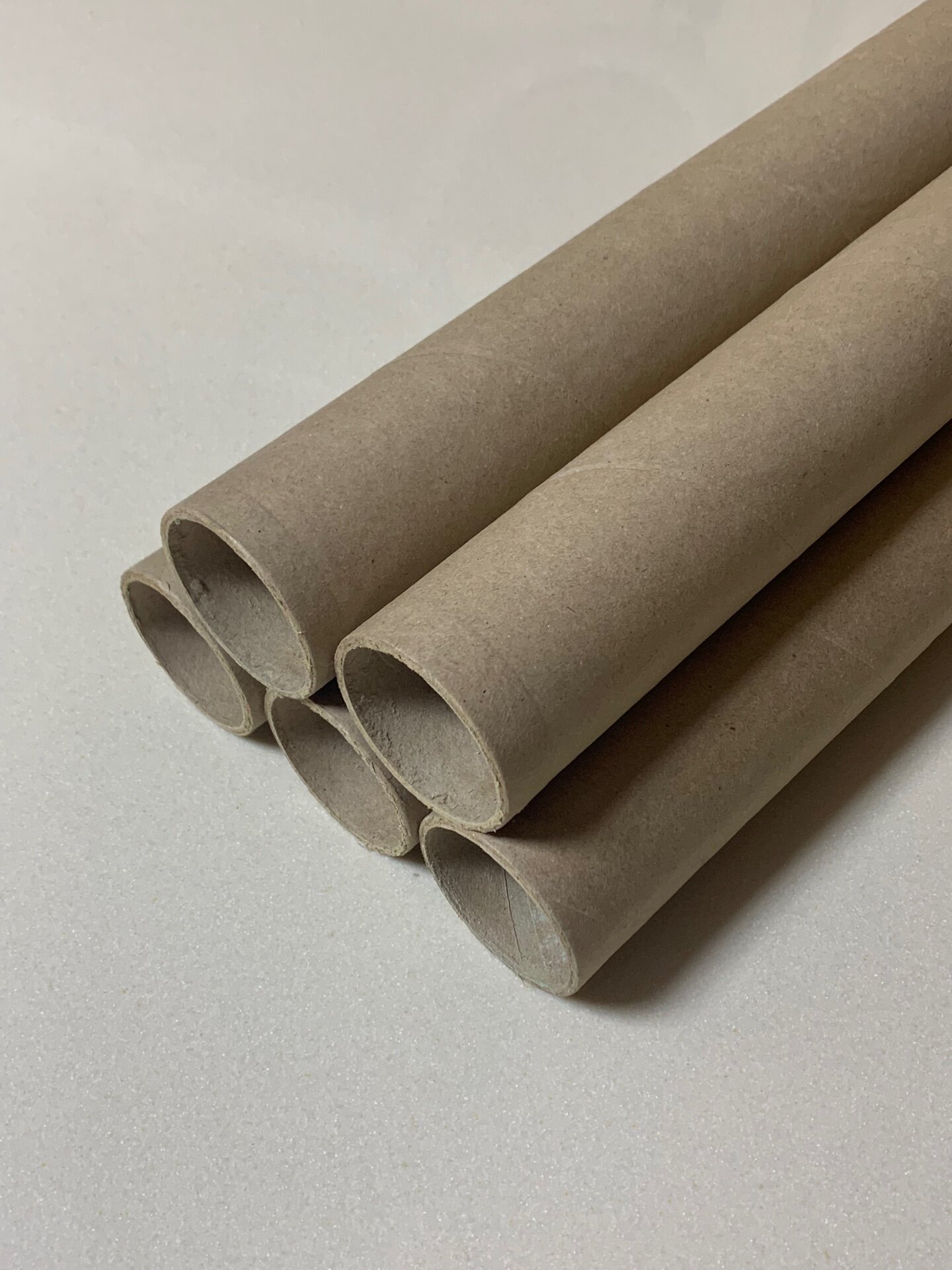 Труба картонная, тубус без крышки, шпуля, 523х56х3 мм, 5 шт.