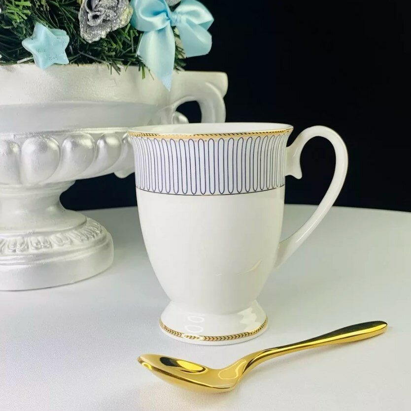 Кружка 330 мл инфанта Костяной фарфор 145-454 118-145-454