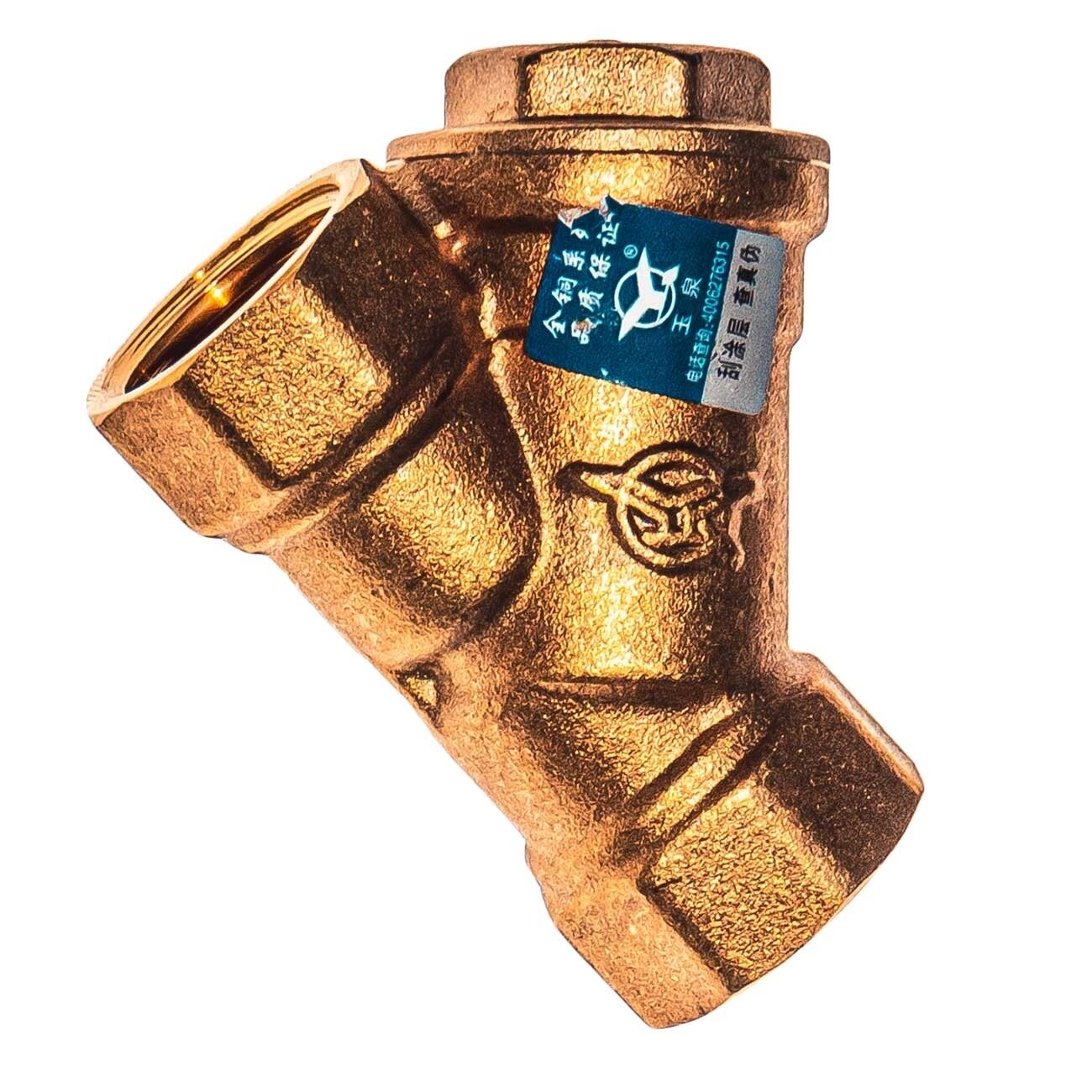 Фильтр косой сетчатый грубой очистки в/в 3/4", латунь