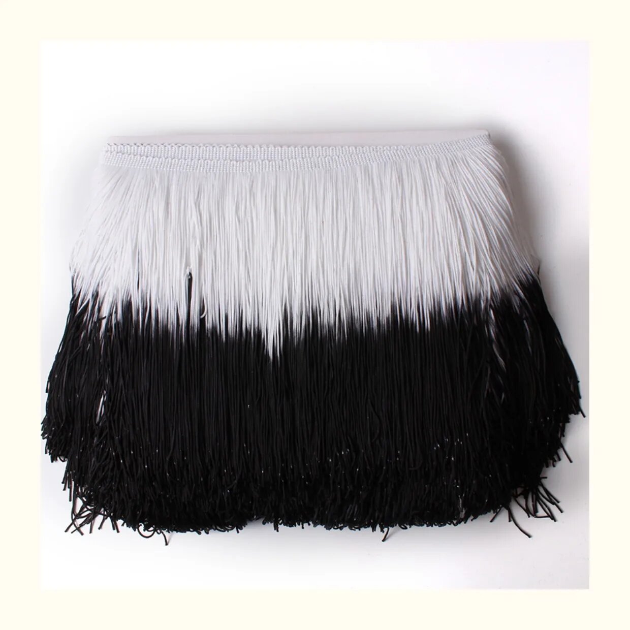 Красная полиэстерная бахрома для шитья 10 м Черный, 10 meters, 3