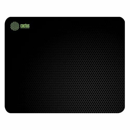 Коврик для мыши Cactus Black Mesh ткань, 250х200х3мм [cs-mpc-d02s]
