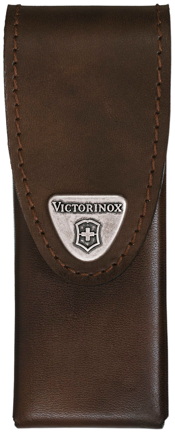 Чехол для ножа и мультитула Victorinox кожаный Swiss Tools Spirit коричневый, 4.0822. L