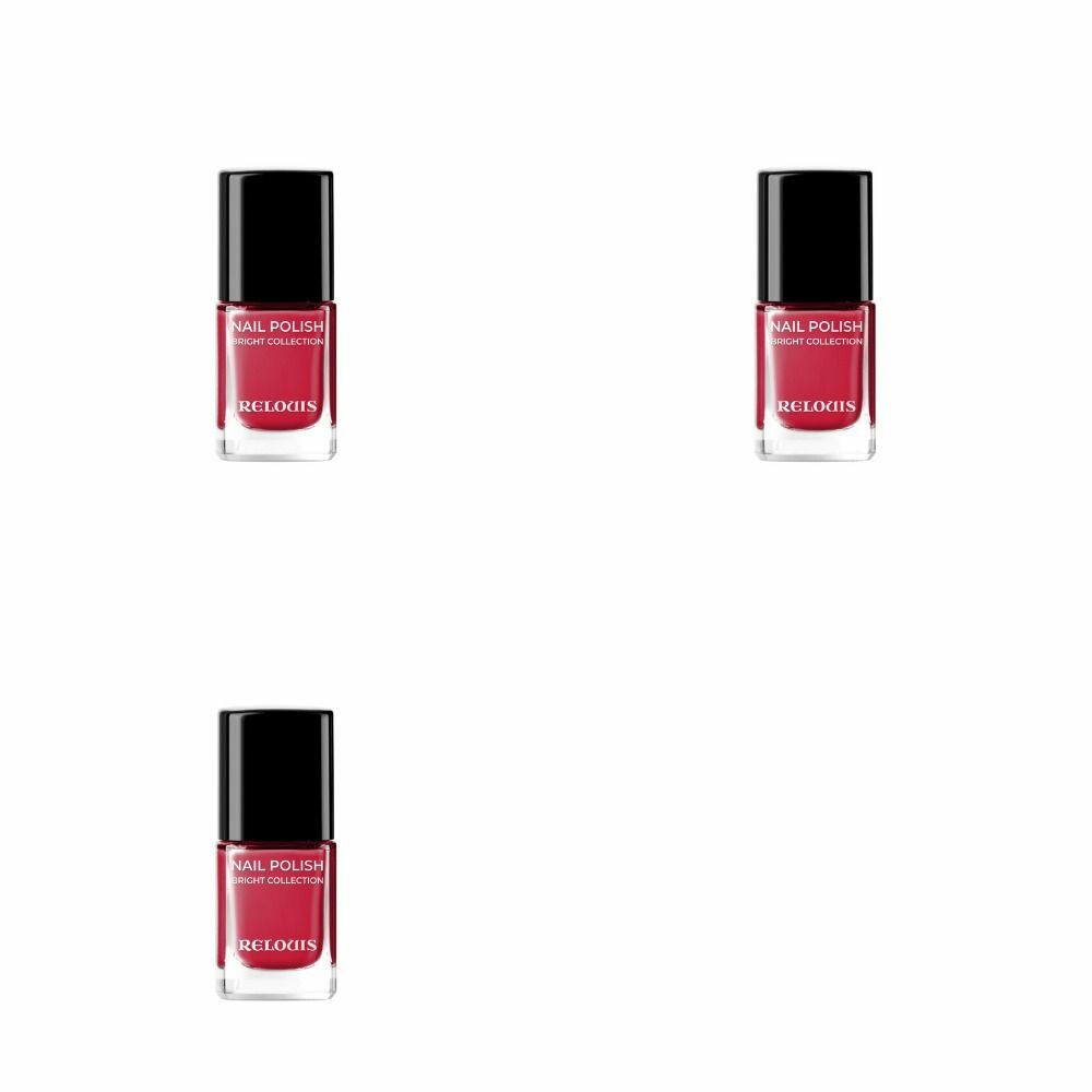 RELOUIS Лак для ногтей Bright Collection, тон 01, 3 шт.