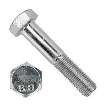 Болт 5х 70 DIN931 неполная резьба класс прочности 8.8 ZN 20шт