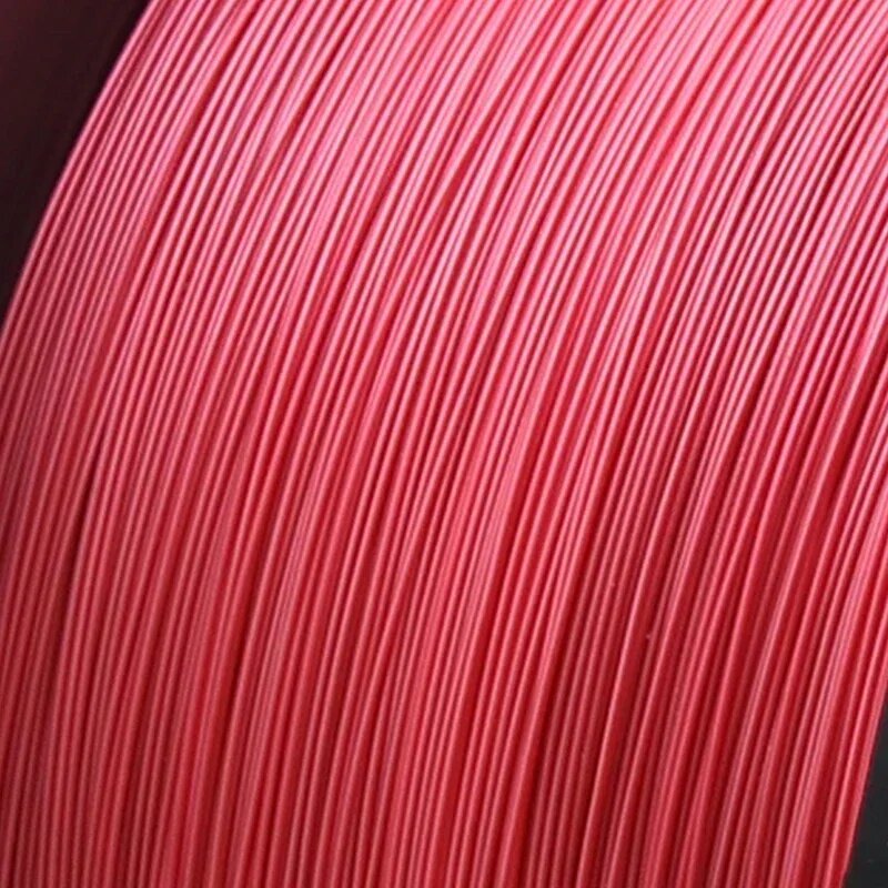 PTFE кабель медный посеребренный одножильный 36AWG, Красный, 10 meters