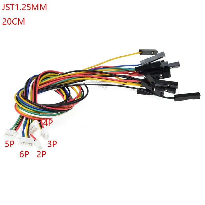JST1.25MM 20см, 5P, Разъем 5PCS