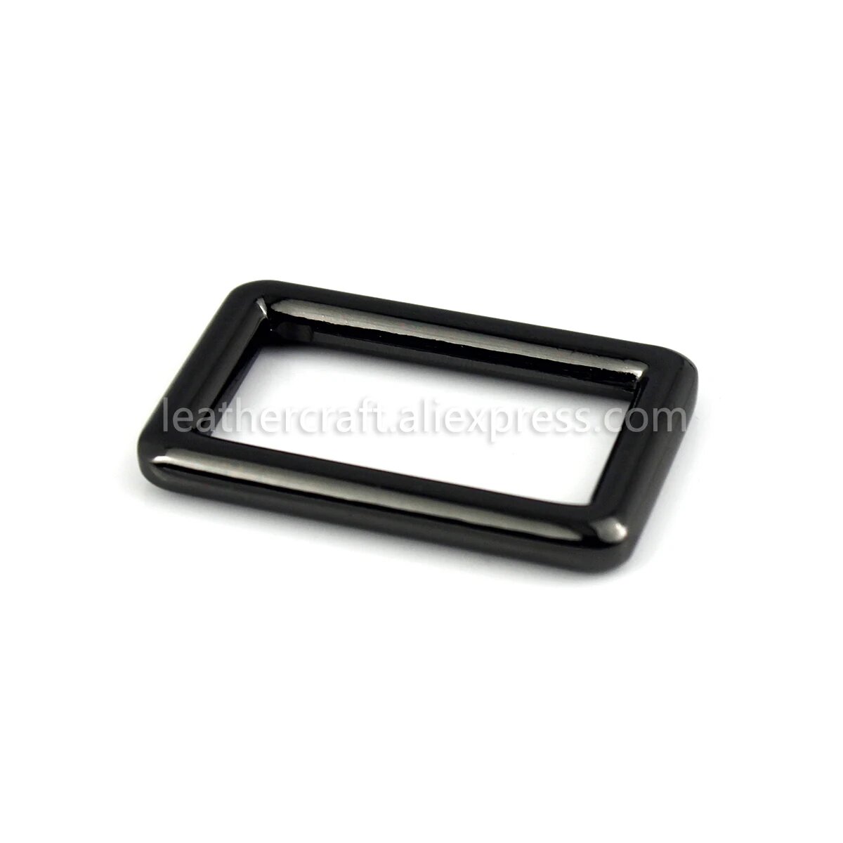 Металлические пряжки-кольца для ремней и сумок Черный, inner width 20mm, Gun Black