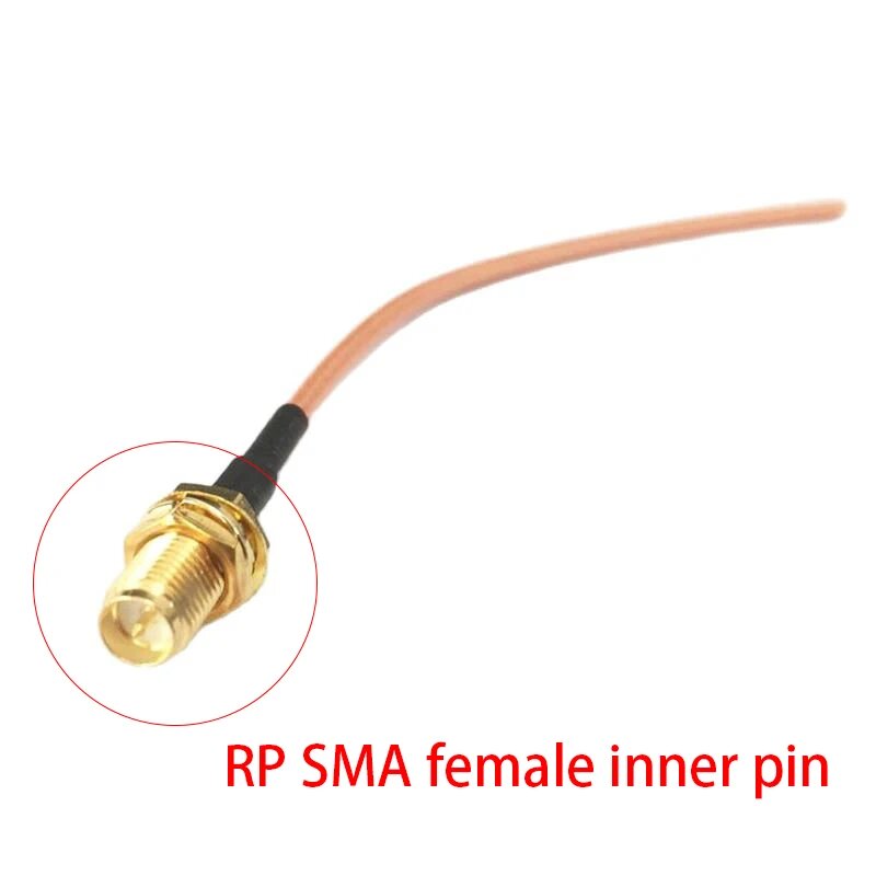 DexMRtiC RP SMA pigtail cable RG316 15см 100cm, RP SMA female