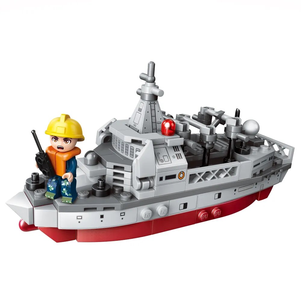 Конструктор Qman Водная полиция 188 дет 6+ 22016-4