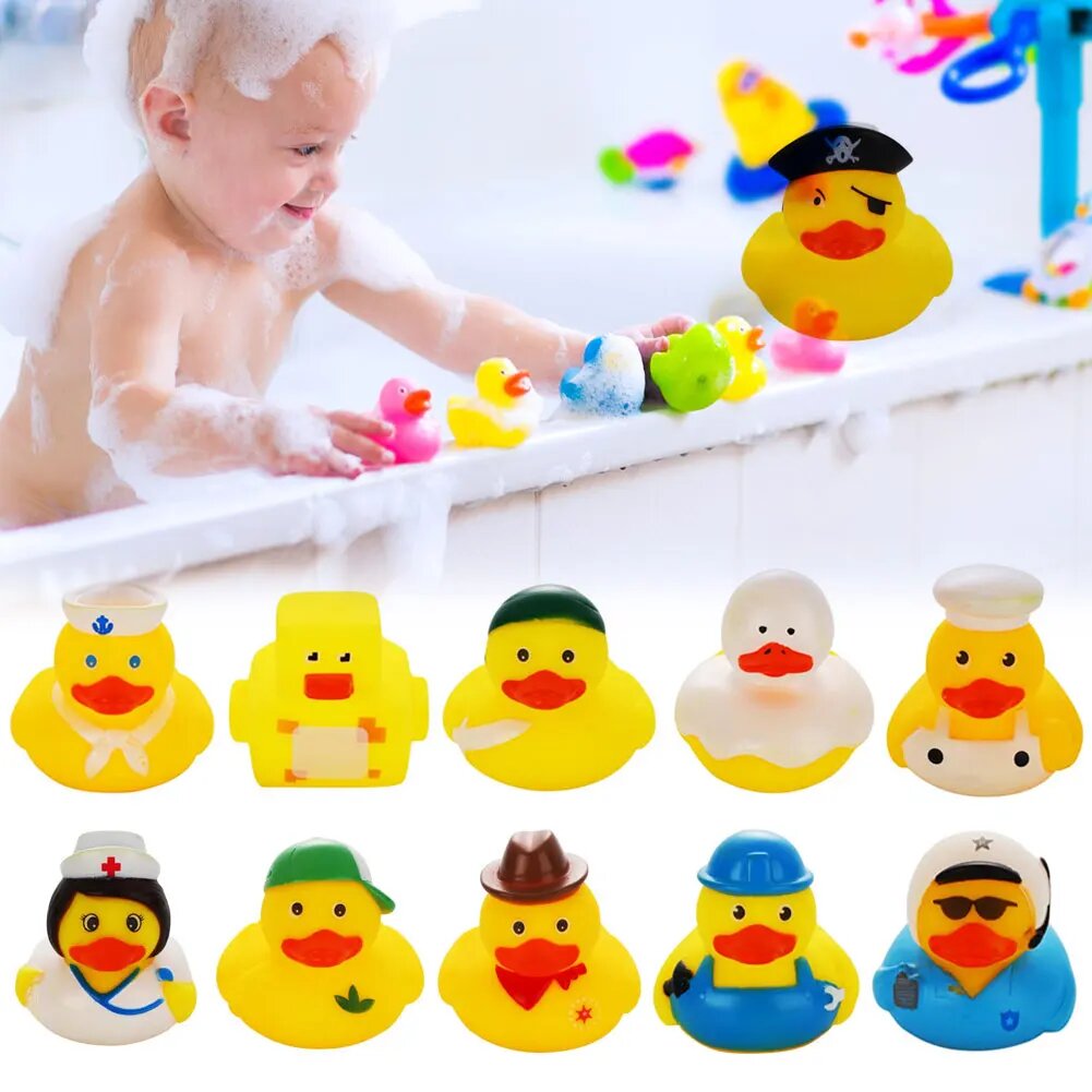 1 шт, детская резиновая игрушка «утки», Cowboy Duck, Унисекс