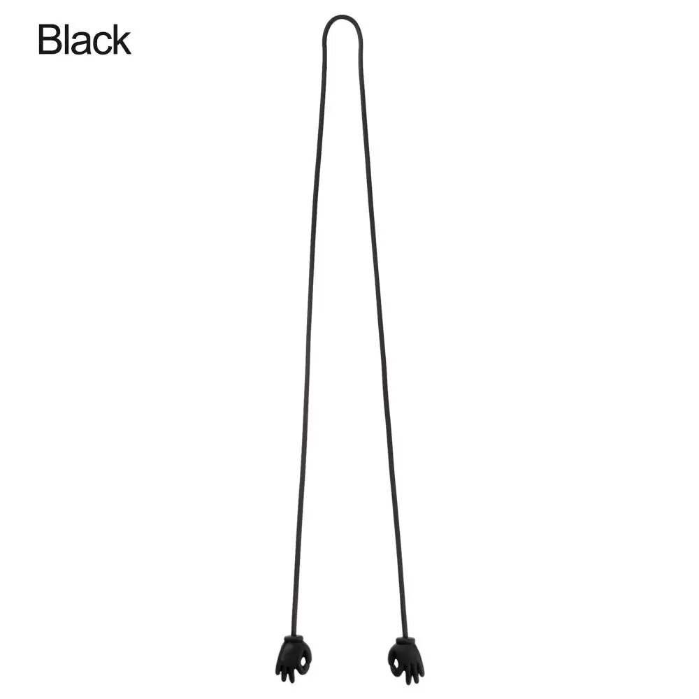 Силиконовые ремешки для очков Черный, black