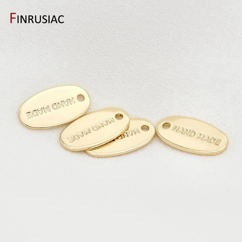 Заключения ювелирных изделий FINRUSIAC позолоченные 14 карат 20 штук 10 pieces