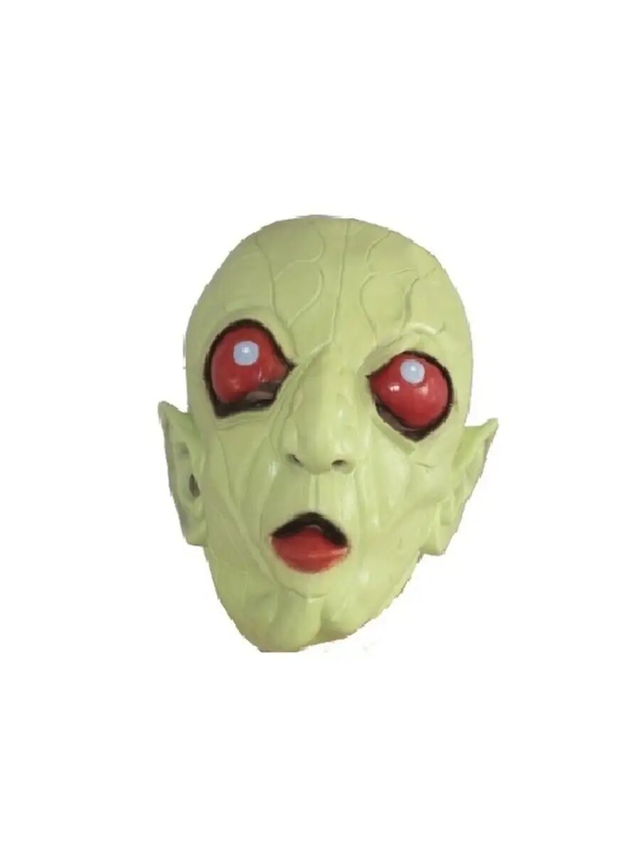 Карнавальная маска зеленый Гоблин
