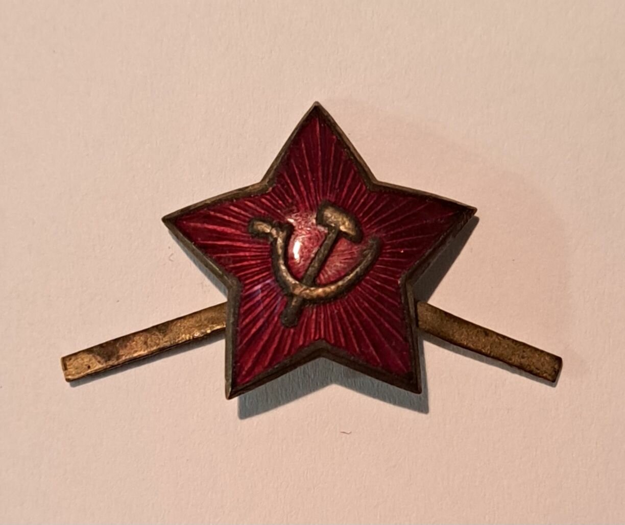 Кокарда звёздочка "Красная Армия СССР"