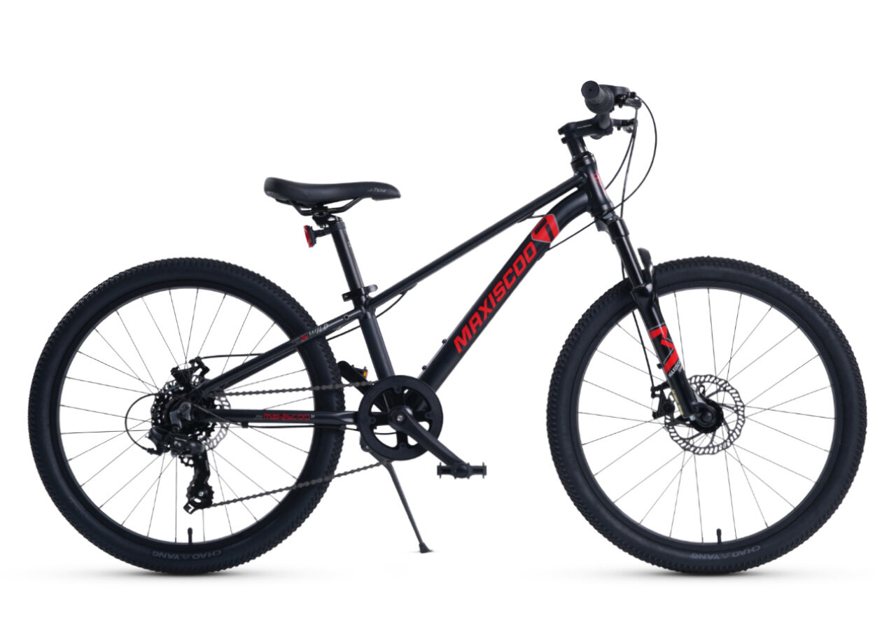 Велосипед MAXISCOO 7Bike 24" M300 2024 (требует финальной сборки), Цвет черный