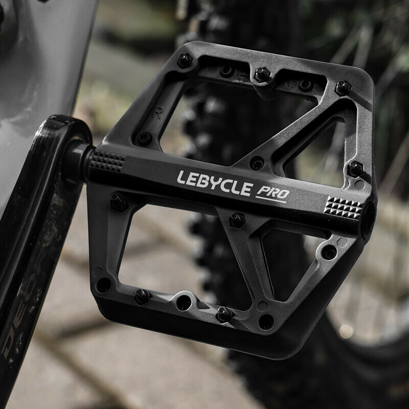 LeBycle Bicycle Pedal Nylon Mountain Road Bike Pedal Universal Pedal Three Bearings Pedal Super Light Pedal Board