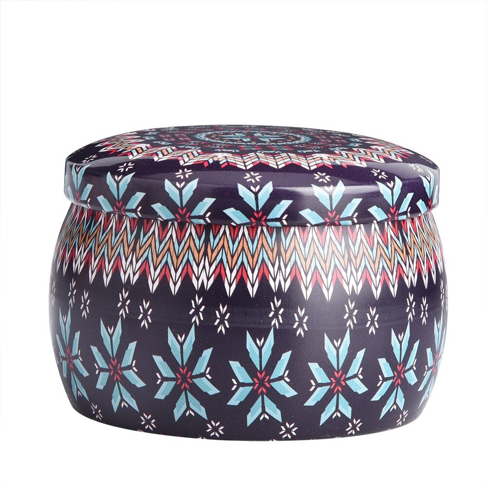 Жестяной металлический контейнер для хранения, домашняя кухонная коробка для чая, кофе, конфет, ювелирных изделий, подарок (E)