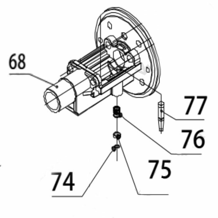 Каретка для монтажного пистолета GSN50 нового образца