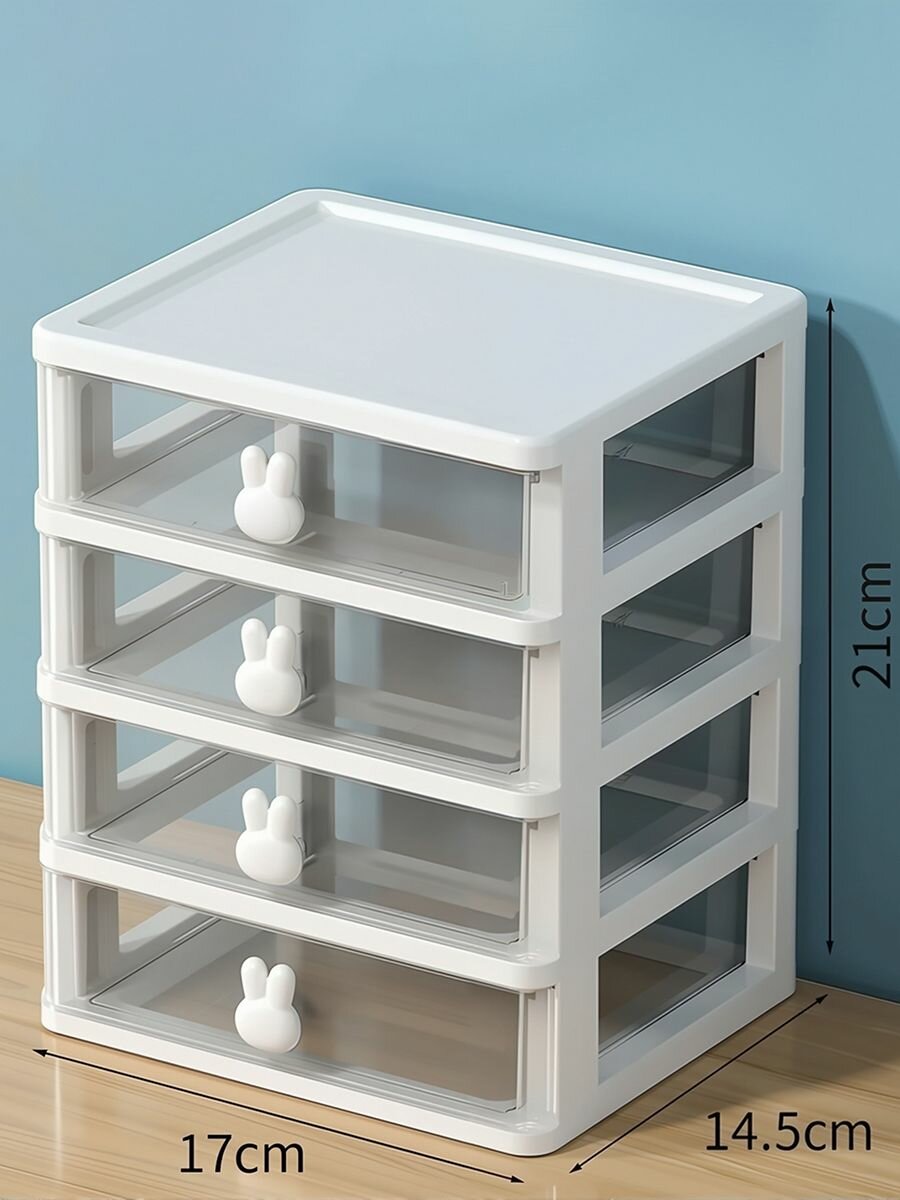 Прозрачный органайзер для стола/ мини-ящики/ контейнер для хранения канцелярских принадлежностей, для макияжа