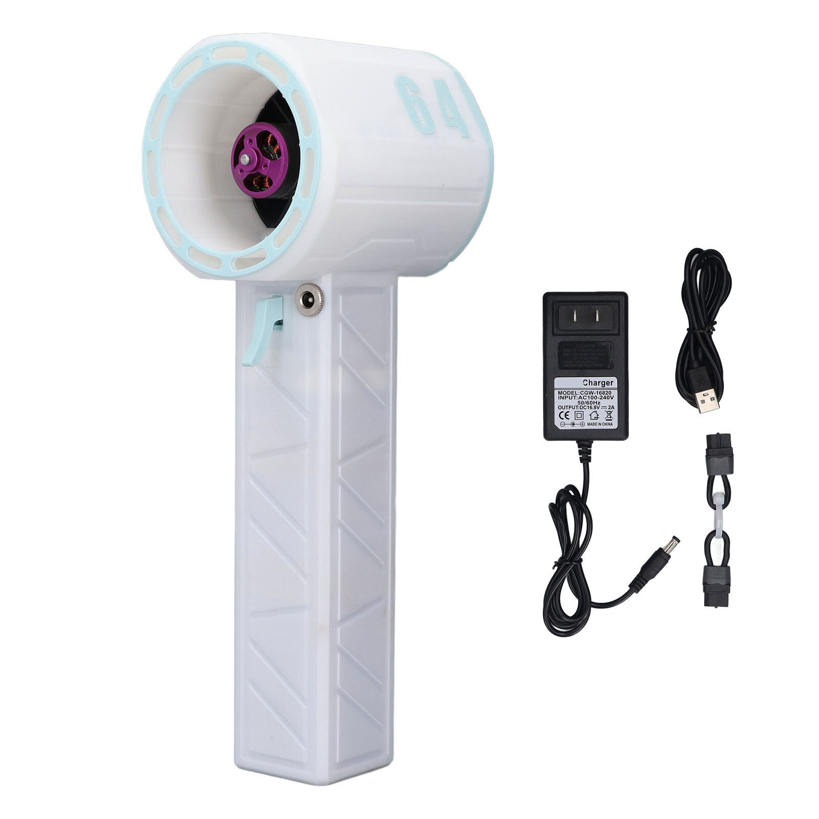 Ручной турбовентилятор для сушки авто 1000000 об/мин, 1400г, 64мм, US Plug