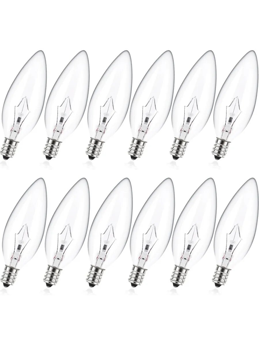 12 упаковок лампочек для свечей E12 Лампочки канделябров