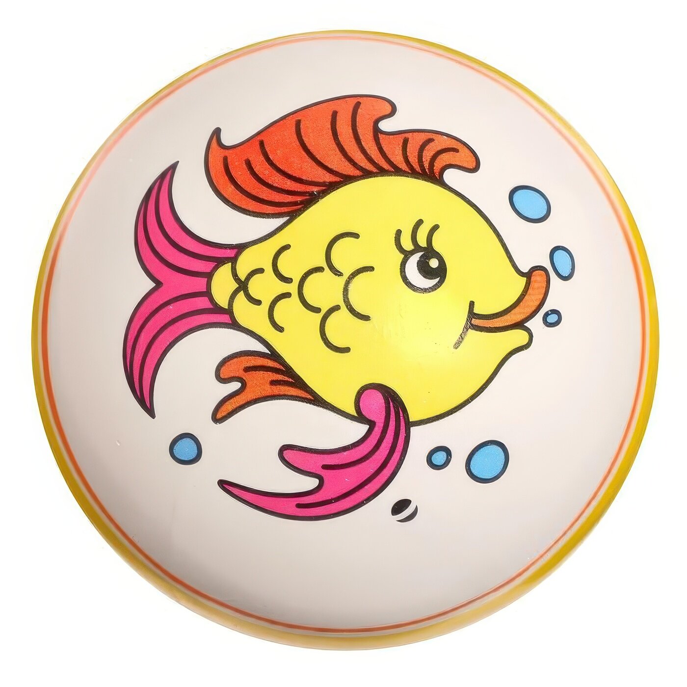 Мяч диаметр 10 см, (рисунок), цвета микс