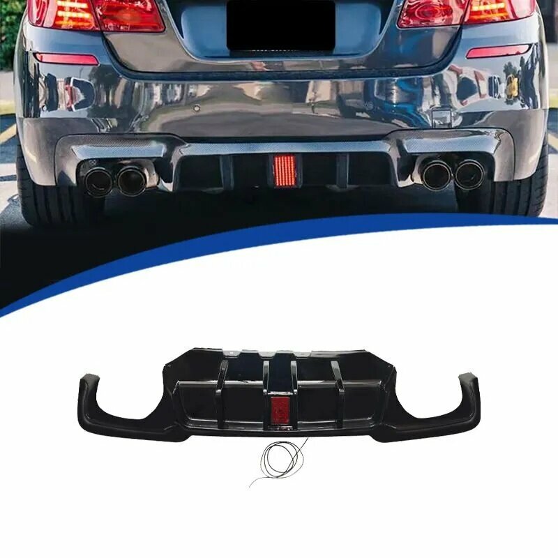 Крыло автомобильное, арт. Задний бампер BMW 5 F10 с подсветкой PP 2011-2016