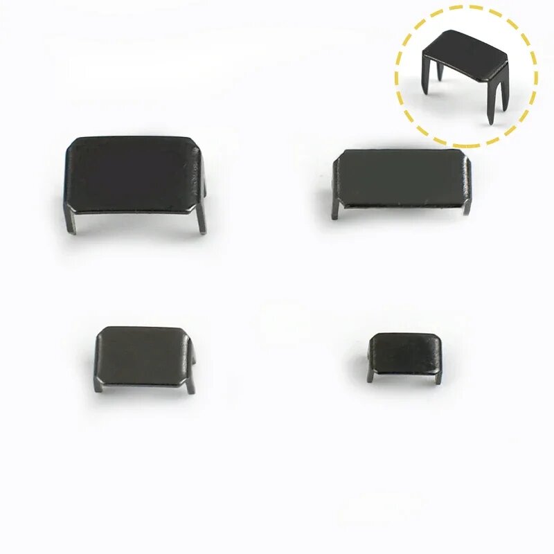 Металлические фиксаторы для молний Meetee 3# 5# 8# 10# Черный, No10, GunBlack, 20Pcs