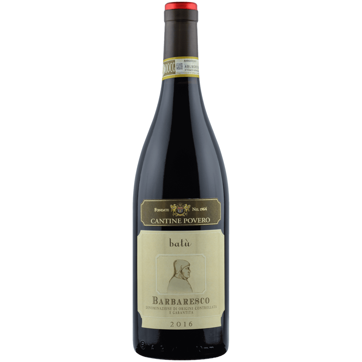 Вино Cantine Povero Barbaresco Batu красное сухое 0,75 л