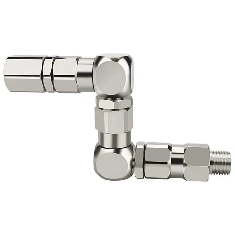 Принадлежность насоса для распылителя краски Z-типа (M) X 1/4 дюйма (F) Z-шарнир из нержавеющей стали 6500PSI Вращение на 360