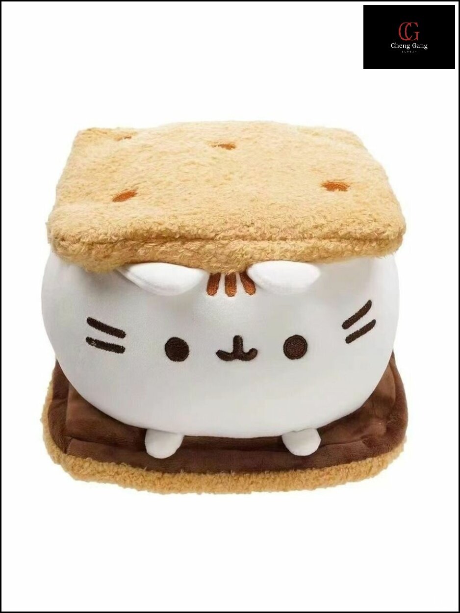 Мягкая игрушка "Pusheen the Cat" (Кот Пушин) с мороженое 15 см