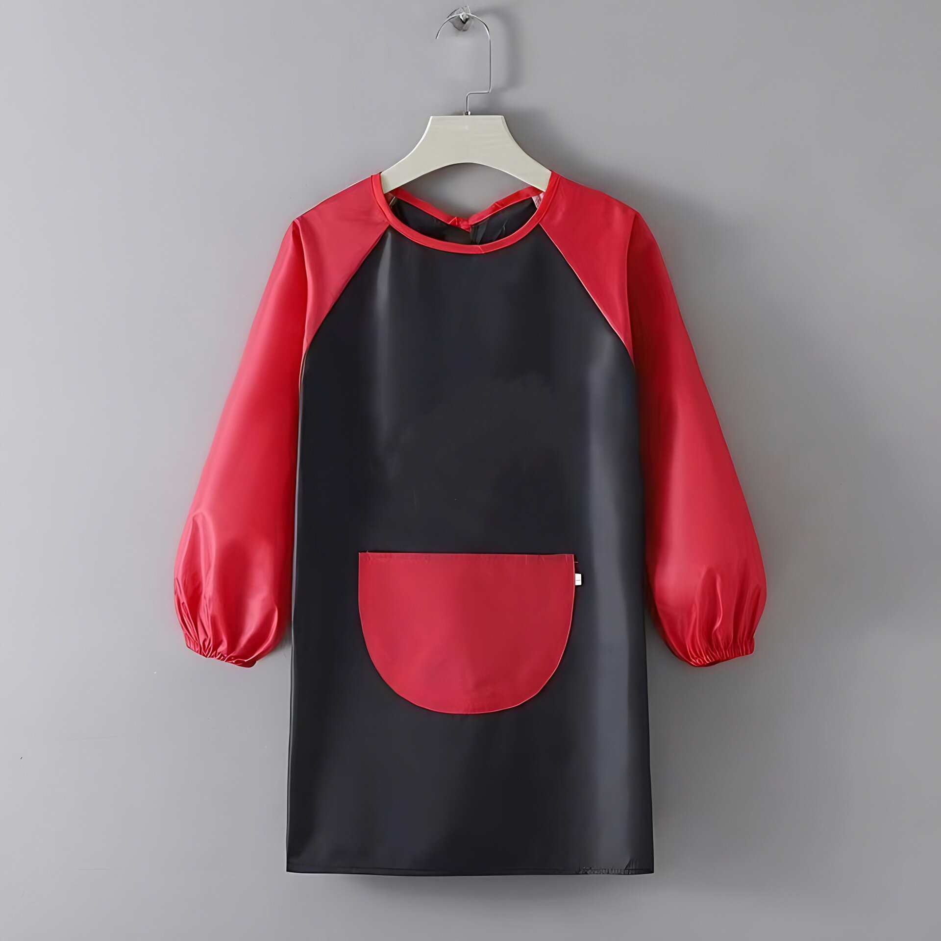 Детский фартук для рисования, водонепроницаемый и устойчивый к пятнам халат с длинными рукавами, одежда для детского сада, защитная одежда с индивидуальным принтом для еды.