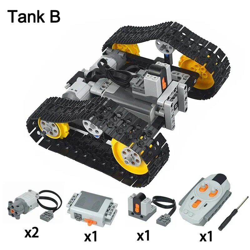 Конструктор Tank B с моторами DUOP M-Motor