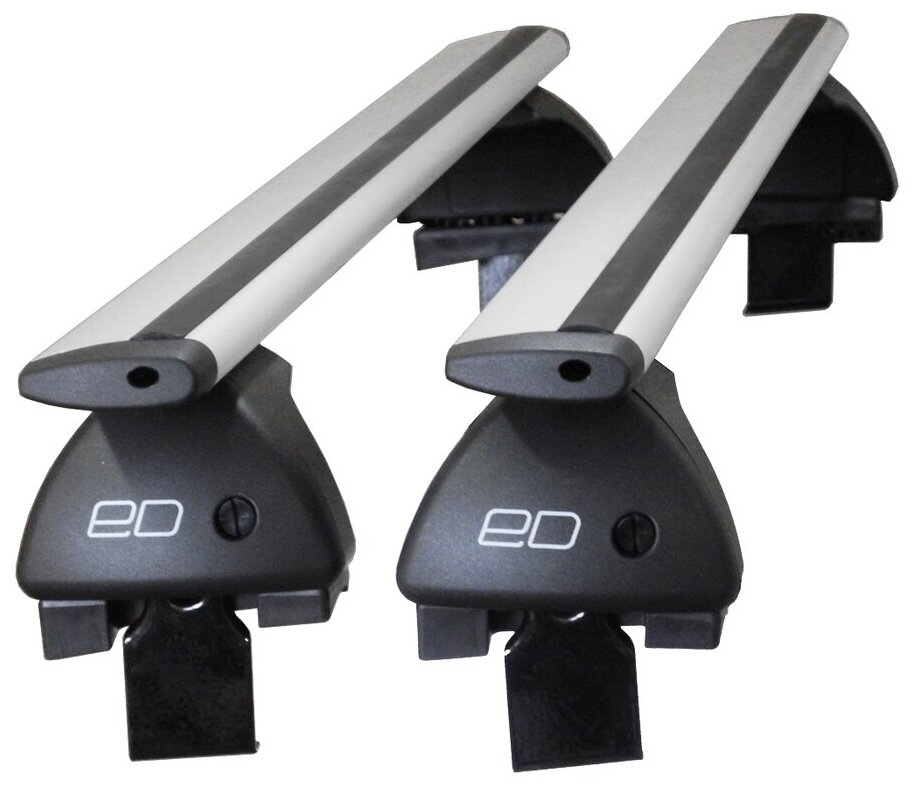 Багажник на Kia Rio 2011-2017, sedan, ED, крыловидные дуги