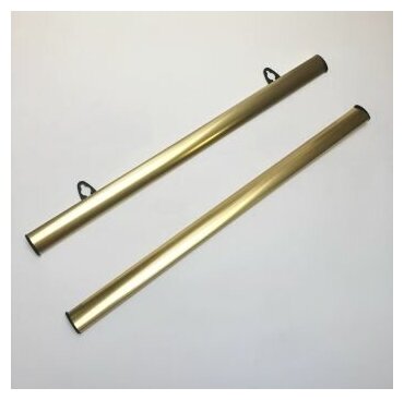 Держатель плакатов золото А4 (210 мм.) с подвесами