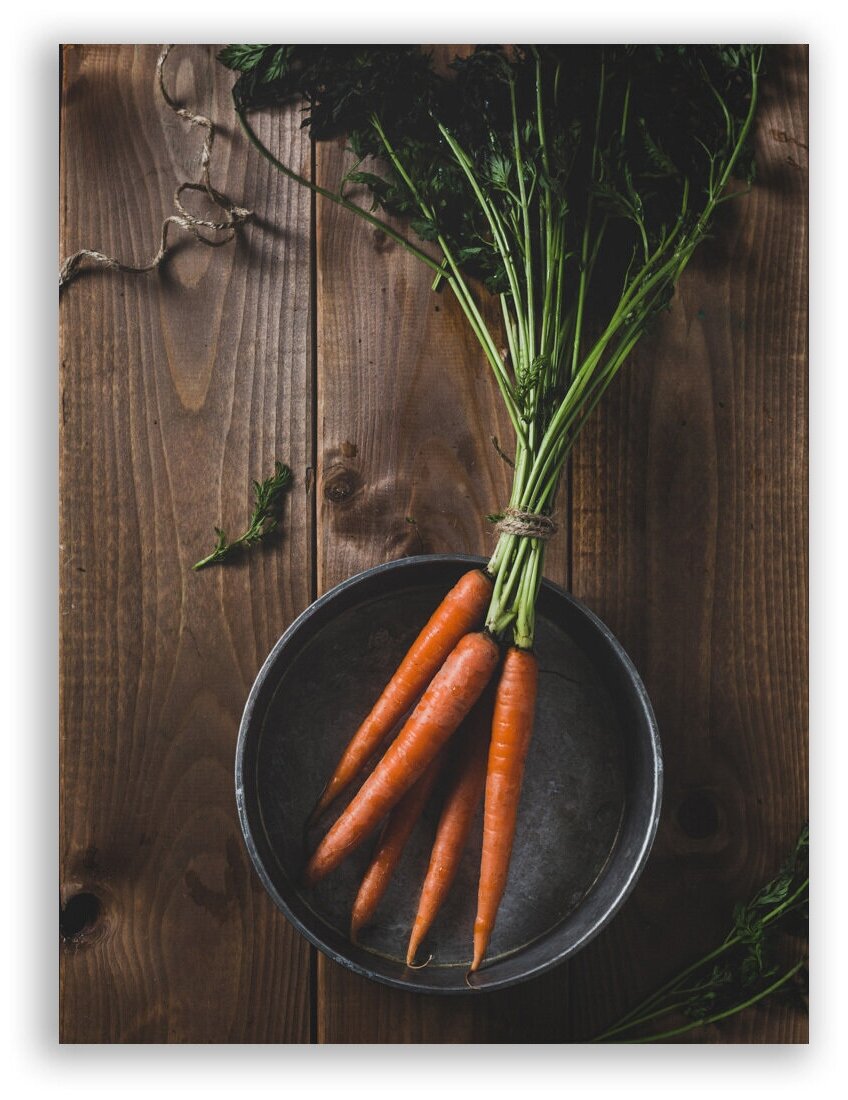 Постер на бумаге / Морковь