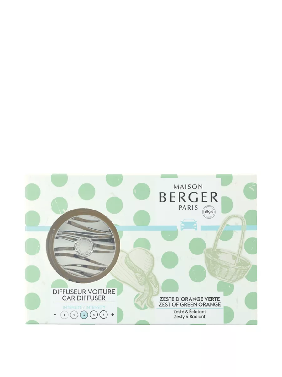 Автодиффузор-клипса Дольче с ароматом Зеленый апельсин