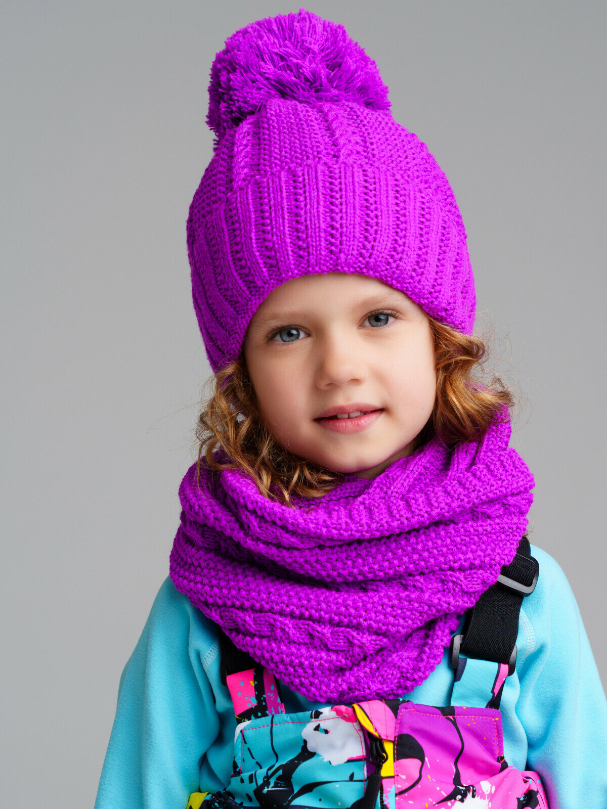 Комплект с головным убором для девочек