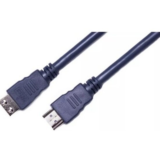Кабель Wize HDMI CP-HM-HM-15M, v.2.0, K-Lock, soft cable, 19M/19M, 4K/60 Hz 4:2:0/30 Hz 4:4:4, Ethernet, позол. разъемы, экран, темно-серый, 15м (CP-HM-HM-15M)