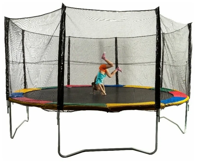 Каркасный батут Sundays Acrobat 12ft с сеткой 374х374х253 см